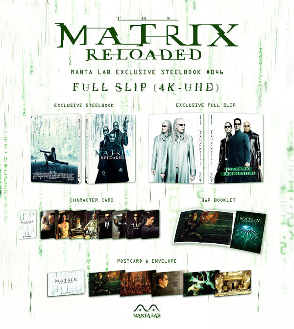 [ME#46] The Matrix Reloaded Steelbook (Full Slip) - Collectong